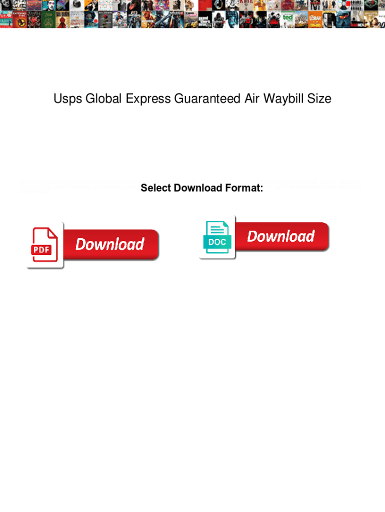Fillable Online vegaanderson.s3-ap-southeast-1.amazonaws.comUsps Global Express Guaranteed Air ...