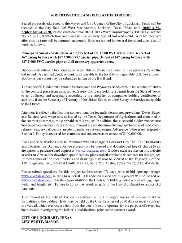 Fillable Online PROPOSAL * SPECIFICATIONS * CONTRACT * BOND FORMS Fax ...