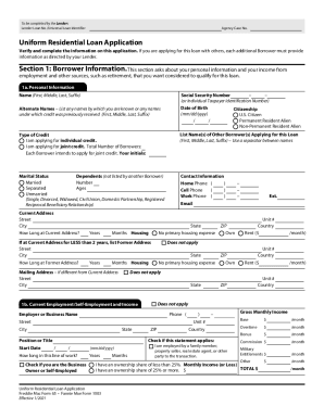 Fillable Online PDF Uniform Borrower Assistance Form M T Bank Fax Email ...