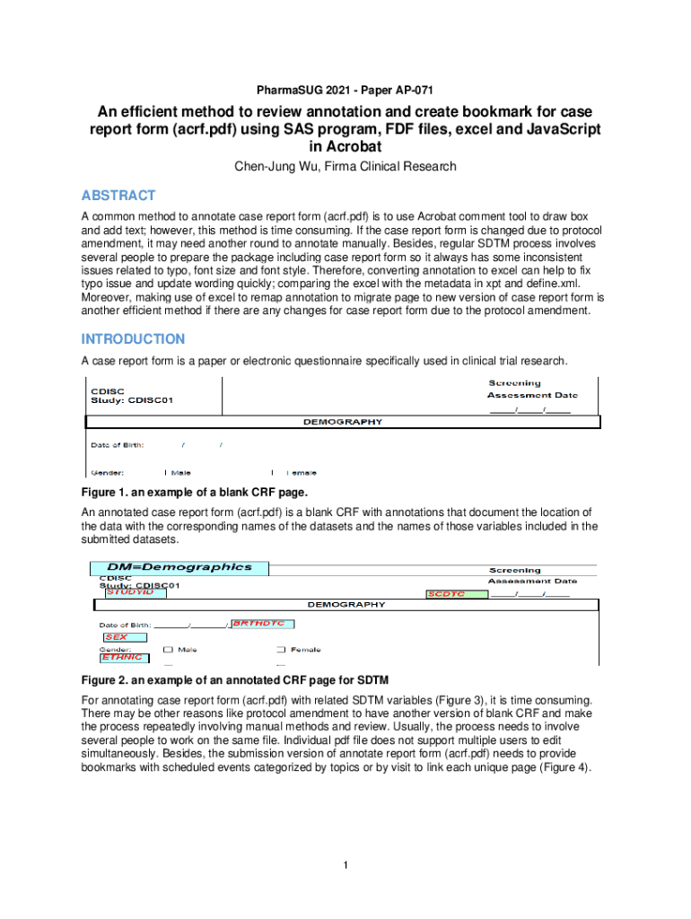 Fillable Online An efficient method to review annotation and create ...