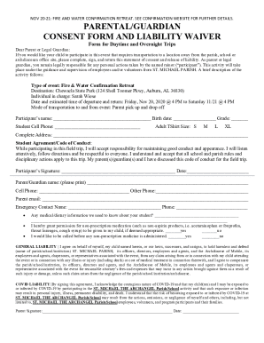 Fillable Online PDF PARENTAL/GUARDIAN CONSENT FORM ... - Diocese of San Diego Fax Email Print ...