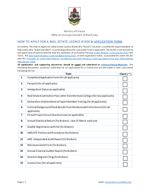 Fillable Online www.gov.bm sites defaultHOW TO APPLY FOR A REAL ESTATE ...