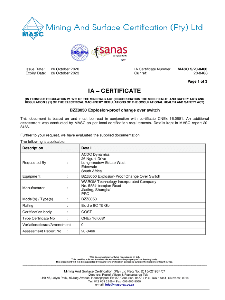 Fillable Online a365.acdc.co.za Images loa1IA CERTIFICATE - ACDC ...