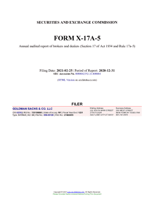 Fillable Online PDF annual reports form x-17a-5 part iii - SEC.gov Fax ...