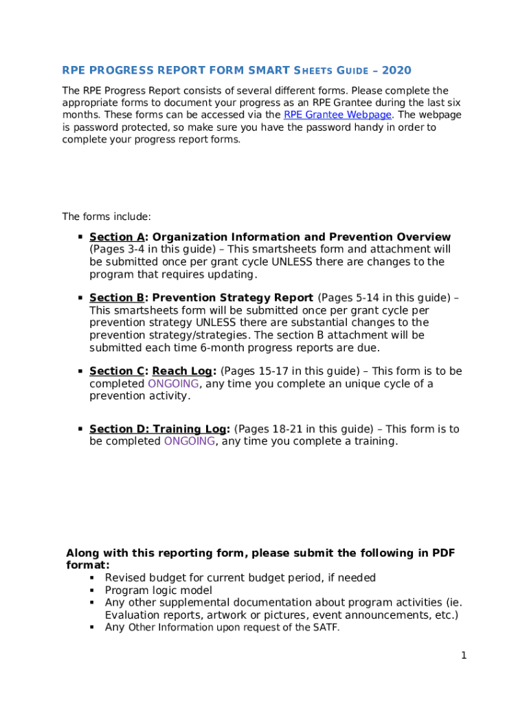 DOC 2021-RPE-PROGRESS-REPORT--SMART-Sheets-Guide.docx Doc Template ...