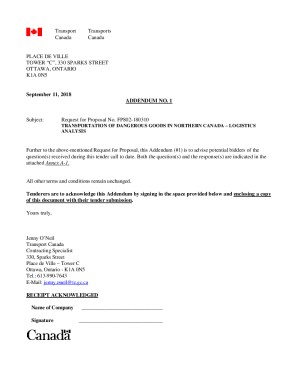 Fillable Online Transport Transports Canada Tower C, Place de Ville 330 ...