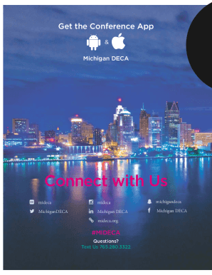 Fillable Online Forms & Files - Michigan DECA Fax Email Print - pdfFiller