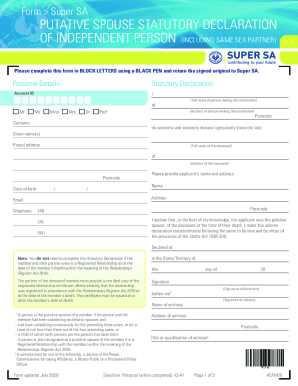 Fillable Online Free fillable Affidavit Pursuant to Declaring Domestic ...