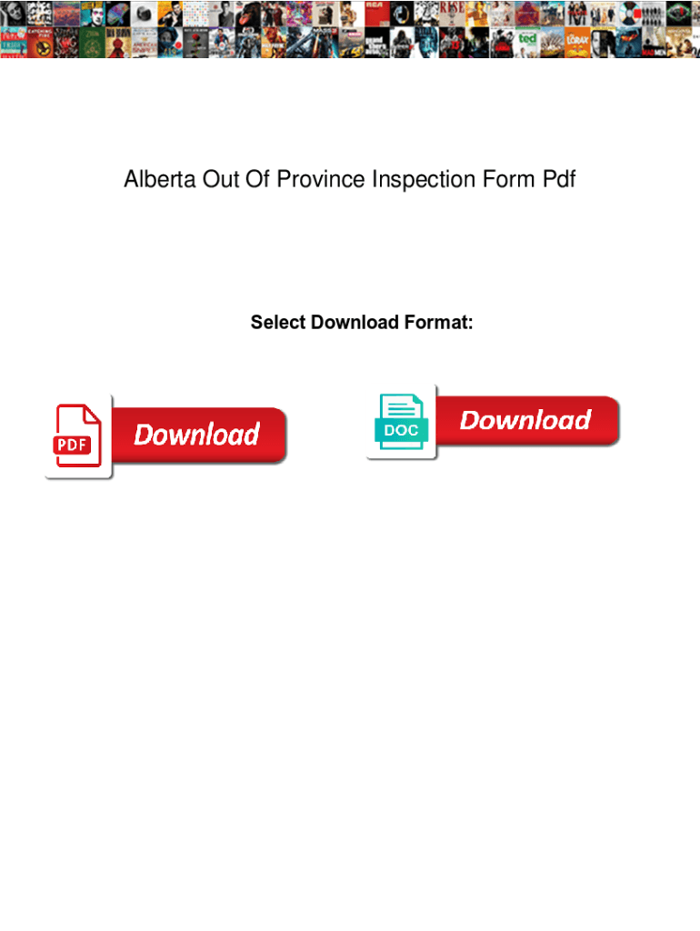Fillable Online Alberta Out Of Province Inspection Form Pdf airsnort ...