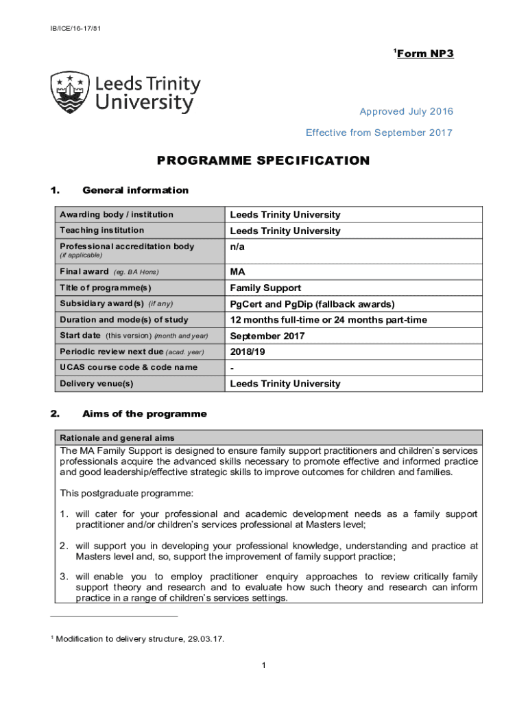Fillable Online Form NP3 template (Dec14). CDAH 2014 Fax Email Print - pdfFiller