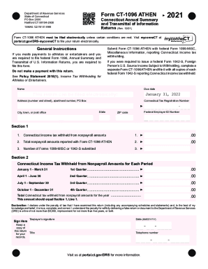 Fillable Online 21 Printable 1096 Form Templates - Fillable Samples in ...