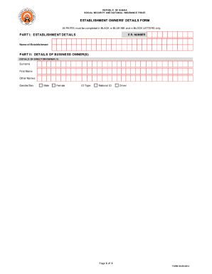 Fillable Online info ssnit org info.ssnit.org.ghsitesemployerSS-E5 ...