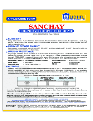 Fillable Online APPLICATION FORM SANCHAY - lichfl.org Fax Email Print ...