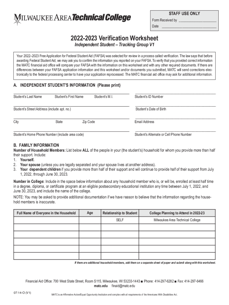 Fillable Online PDF 2022-2023 FAFSA on the Web Worksheet, English ...