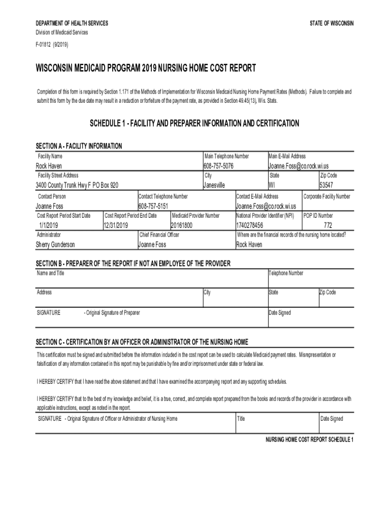 Fillable Online Revised Forms for Nursing Facilities - ForwardHealth ...