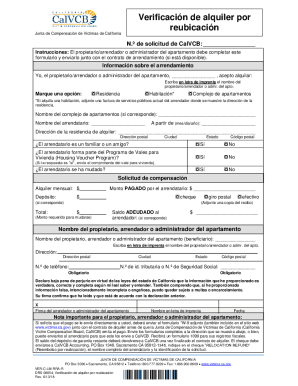 Fillable Online Application For Crime Victim Compensation Fax Email ...