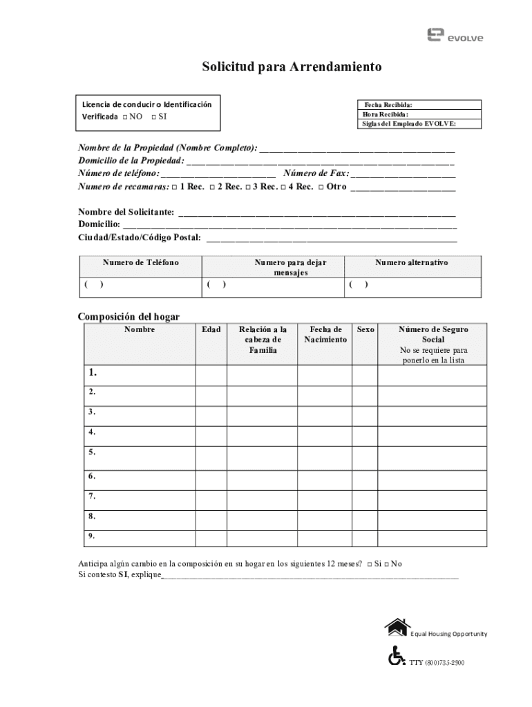 Fillable Online Rental Application - Spanish 093020.docx Fax Email ...