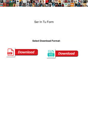 Fillable Online Ser In Tu Form. Ser In Tu Form beach Fax Email Print ...