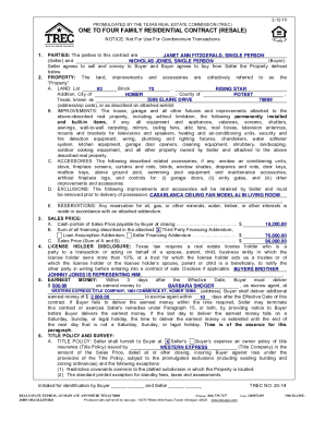 Fillable Online Get the free Trec Commercial Forms Real Estate ...