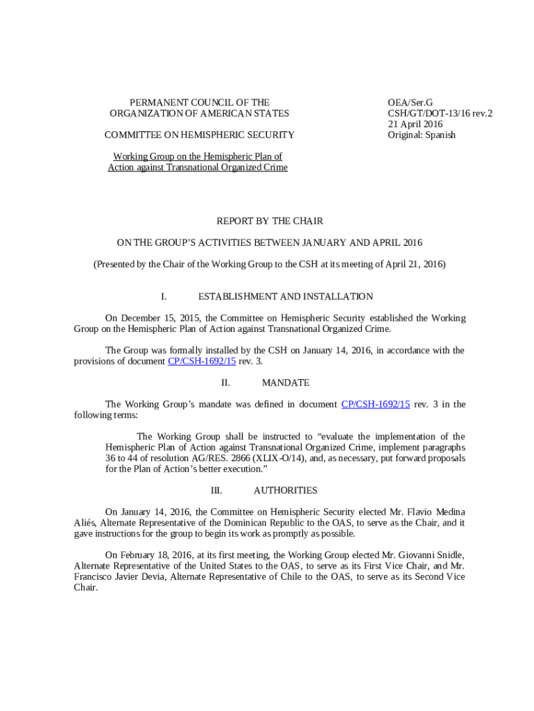 CP23559E04.doc - PERMANENT COUNCIL OF THE OEA/Ser.G ... - scm oas Doc ...