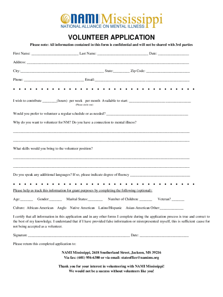 Fillable Online Application For Volunteering GLOBE POLICE DEPARTMENT Fax Email Print - pdfFiller