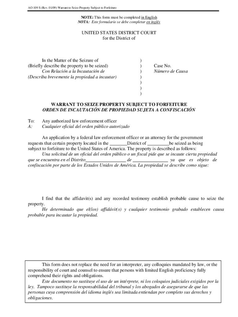 Fillable Online NOTE: This form must be completed in English NOTA: Este ...