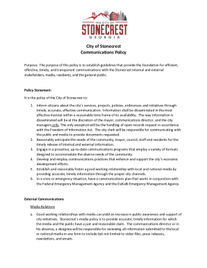 Fillable Online What is the purpose of policies in the workplace? Fax ...