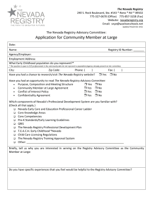 Fillable Online nevadaregistry The Nevada Registry - nevadaregistry Fax ...