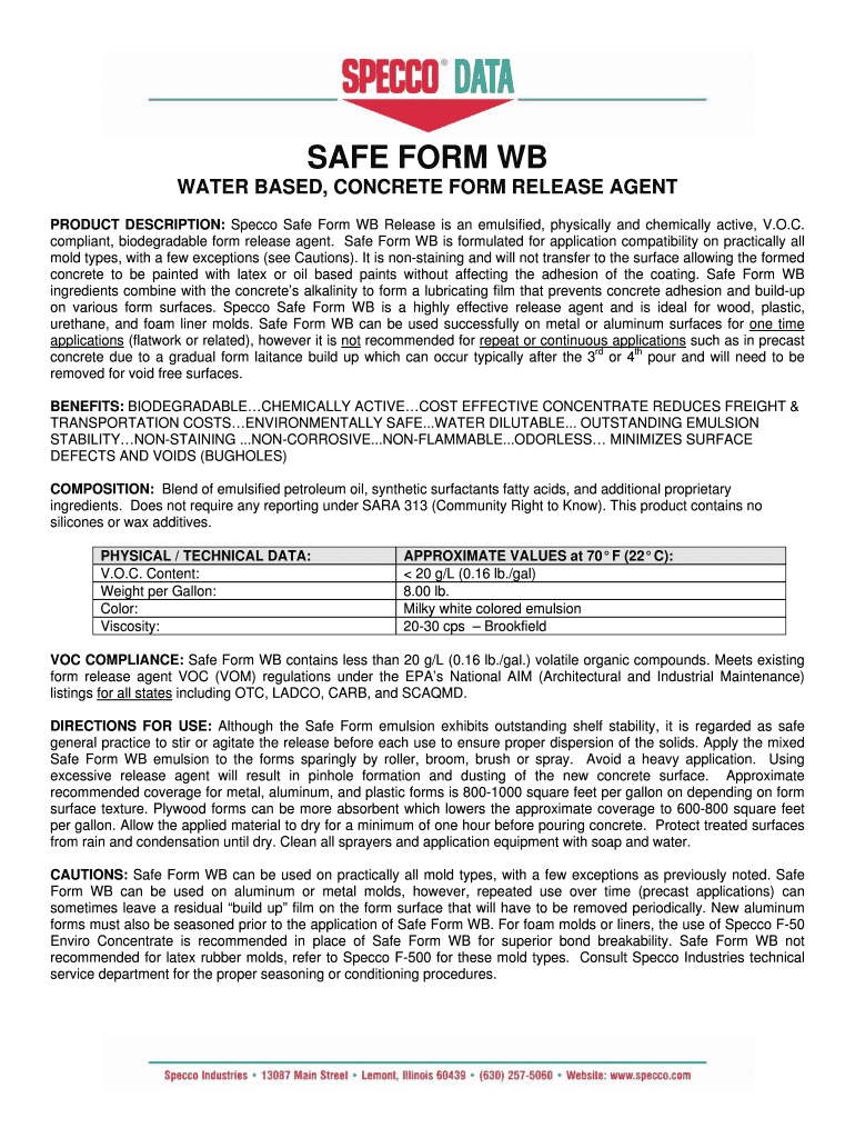 Fillable Online SAFE FORM WB Fax Email Print - pdfFiller