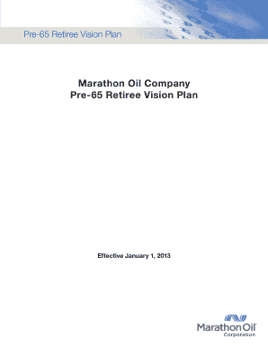 Fillable Online Pre-65 Retiree Vision Plan Fax Email Print - pdfFiller
