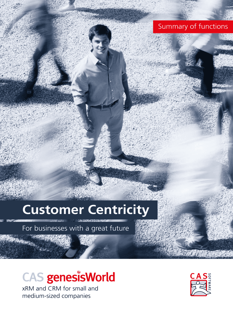 Fillable Online Customer Centricity Fax Email Print - pdfFiller