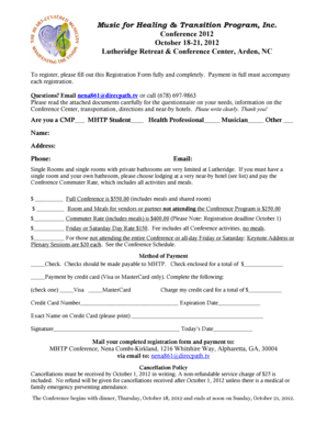 Fillable Online mhtp 2012 Registration Form2-final - MHTP - mhtp Fax ...