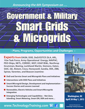 Fillable Online Government & Military Smart Grids and Microgrids ...