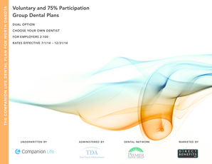 Fillable Online Companion Life Dental Brochure (PDF) - Noridian ...