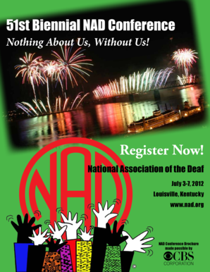 Fillable Online nad 2012 NAD Conference Brochure.pdf - National ...