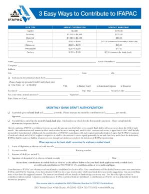 Fillable Online naifa EASY WAYS TO CONTRIBUTE TO IFAPAC - naifa Fax ...