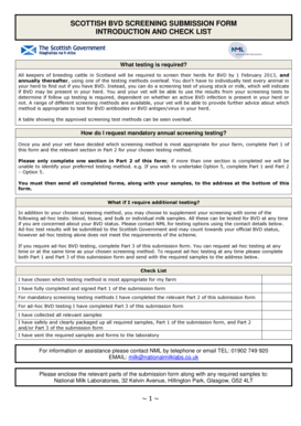 Fillable Online SCOTTISH BVD SCREENING SUBMISSION FORM INTRODUCTION AND ...