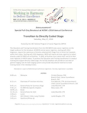 Fillable Online ncra-usa Transition to Directly Coded Stage - National ...