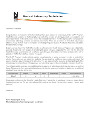Fillable Online Medical Laboratory Technician Fax Email Print - pdfFiller