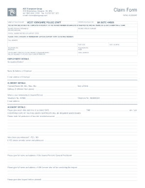 Fillable Online wypf polfed WEST YORKSHIRE POLICE STAFF - wypf polfed ...