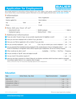 Fillable Online We consider applicants for all positions without regard ...