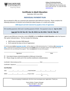 Fillable Online Certificate in Adult Education 1999 2000 Fax Email ...