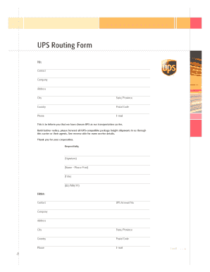 Fillable Online UPS (v) Fax Email Print - pdfFiller