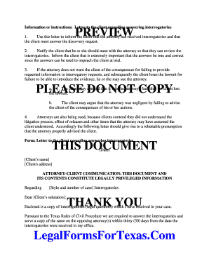 Fillable Online Information or instructions: Letter to the client ...