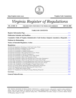 Fillable Online register dls virginia v24i19.doc - register dls virginia Fax Email Print - pdfFiller