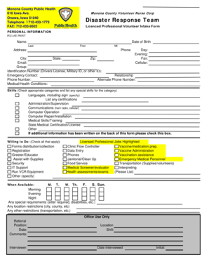 Fillable Online Professional Intake Form - Monona County Public Health ...