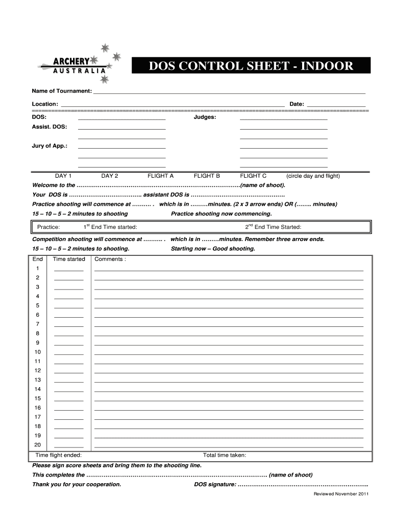 Fillable Online DOS Control Form - INDOOR Fax Email Print - pdfFiller