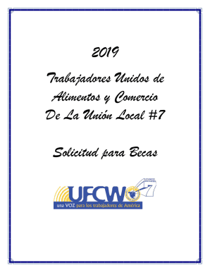 Fillable Online Fillable Online ufcw7 Trabajadores Unidos de Alimentos ...