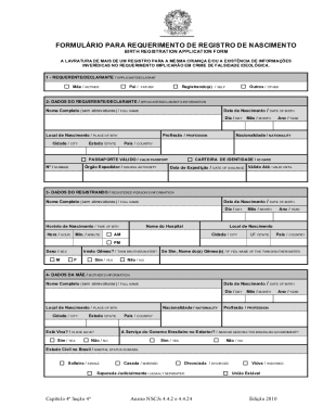 Fillable Online Fillable Online MRE - requerimento de registro de ...