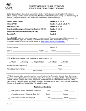 Fillable Online www.micms.org ourpages autoPARENT OPT-OUT FORM SY 2019 ...
